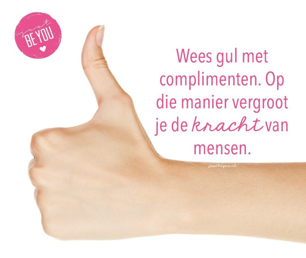 1 maart: Nationale Complimentendag! - Just Be You